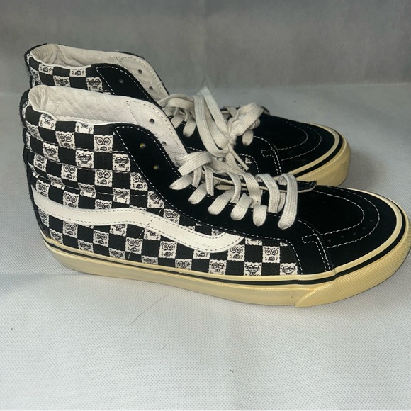 Vans | Shoes | Vans Spongebob Collab Black And White High Tops Size ...
